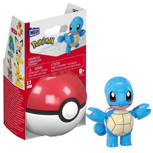 Pokémon Mega Construx Pokébola Squirtle - Mattel | Extra