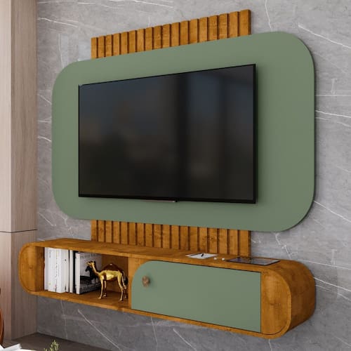 Painel Ripado para TV Até 55 Polegadas | Extra