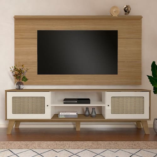 Rack com Painel para TV Até 75 Polegadas | Extra