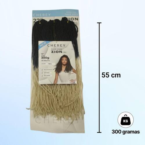 Cabelo Dread Faux Locs Zion 300G | Extra