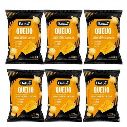 Kit 6 Snacks Queijo 100% Vegetal Sem Glut | Extra