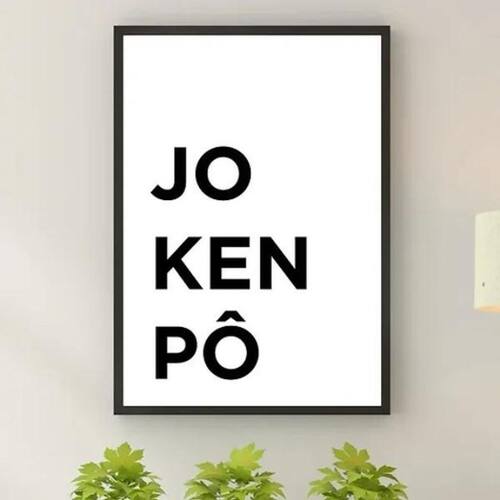 Quadro Decorativo Jokenpô 24X18Cm | Extra
