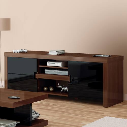 Rack Artely Florence 2242 - Imbuia/Preto | Extra