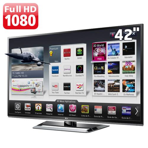 TV 42" 3D New Plasma LG | Extra