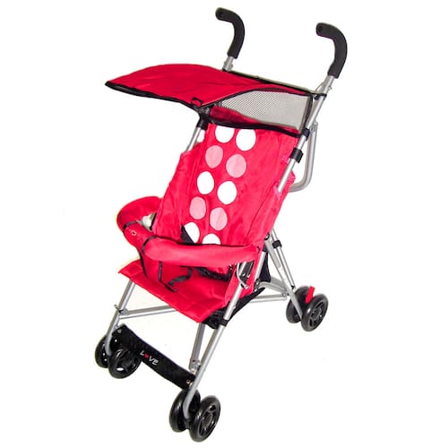 Carrinho de Bebê Love Passeio 195-1 - Vermelho | Extra