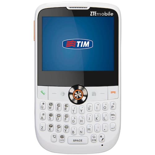 Celular Desbloqueado ZTE X990 Branco/Laranja QWERTY, | Extra