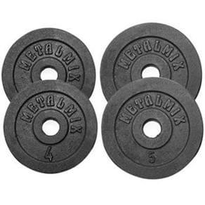 Kit Anilhas Metalmix 18Kg | Extra