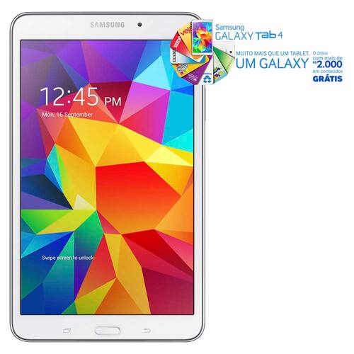 Tablet Samsung Galaxy Tab 4 com Tela 8” SM-T330, | Extra