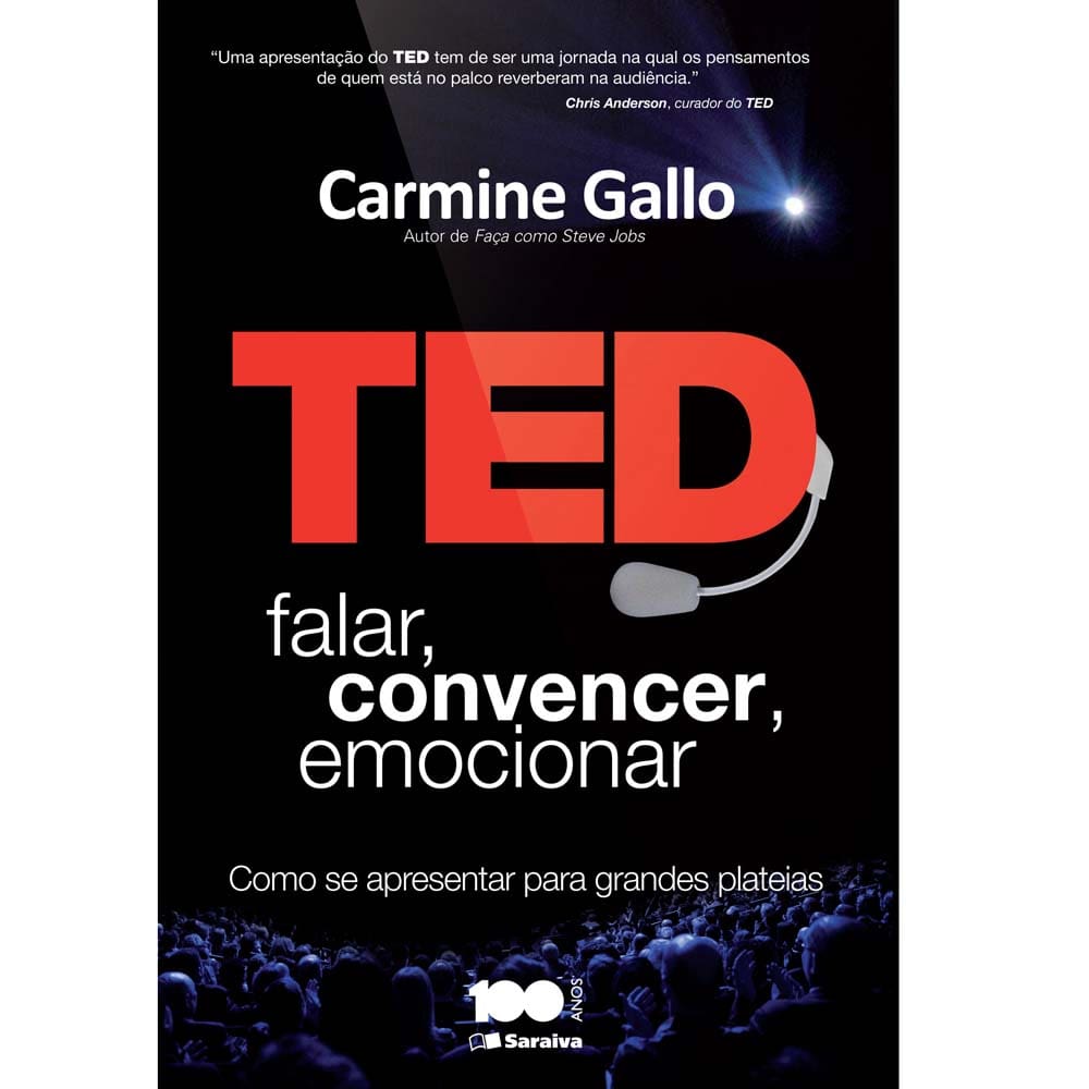 Livro Ted Falar Convencer Emocionar - RETOEDU