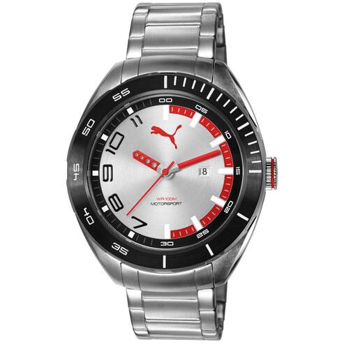 Relógio Analógico Masculino Puma 96256G0PSNA3 - Cromado | Extra