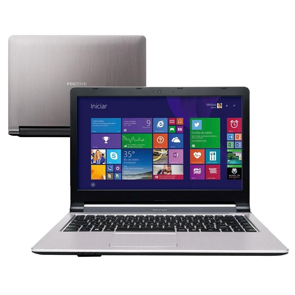Notebook positivo n1240 intel dual core 4gb 500 gb | Extra