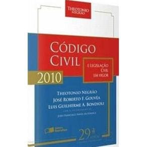 Livro - Código Civil e Legislação Civil em | Extra