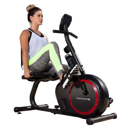 Bicicleta Ergométrica Movement H2 Horizontal - Preta | Extra