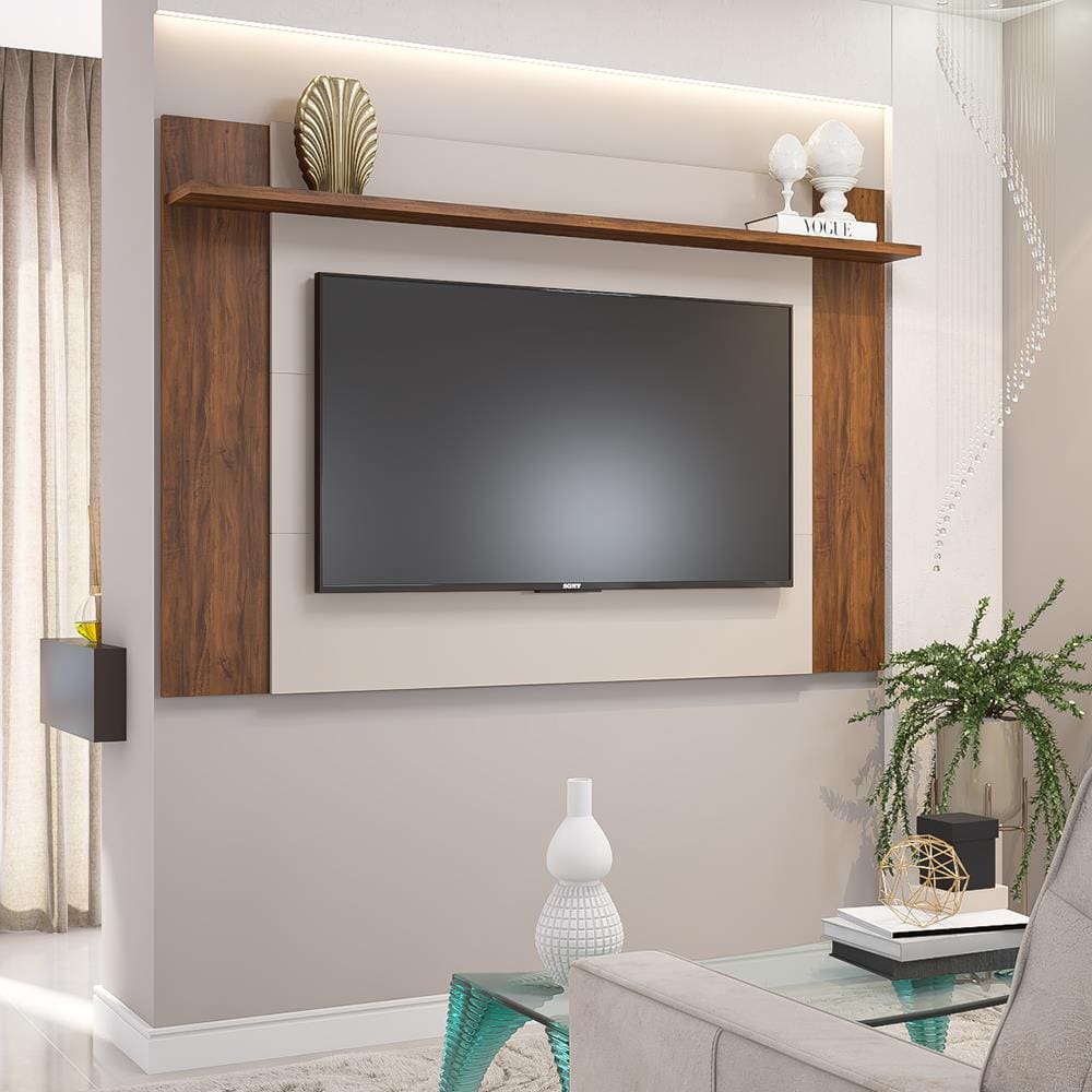 Painel viero risque tv ate 55 branco viero moveis | Extra
