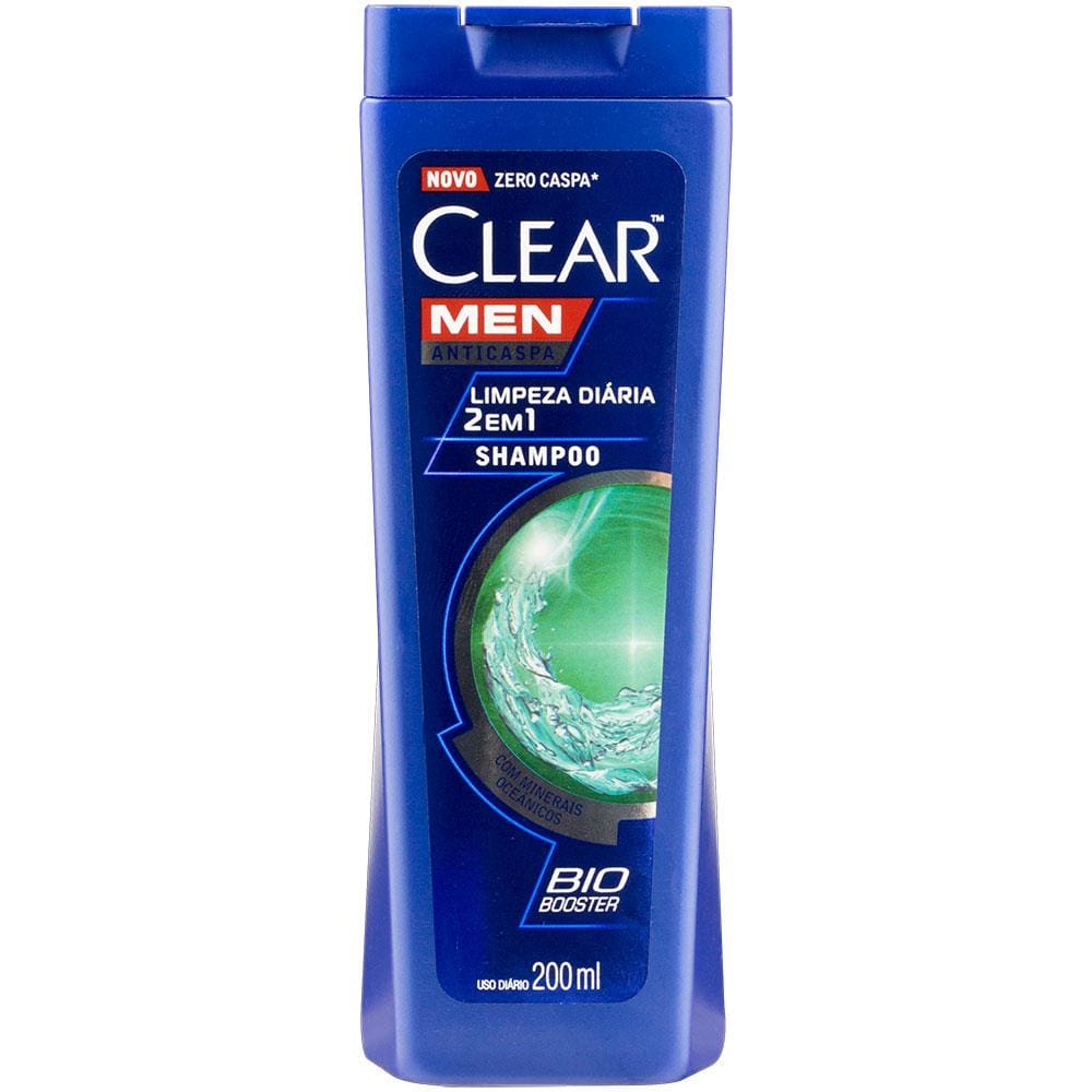 Shampoo clear men 2 em 1 uso diario anticaspa | Extra