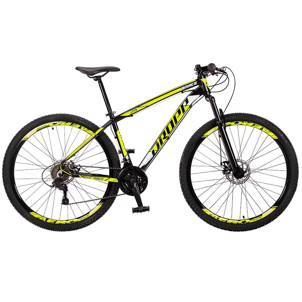 Bicicleta aluminio dropp aro 29 amarela | Extra