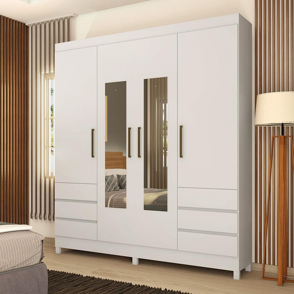 Guarda roupa cssal monaco com espelho | Extra