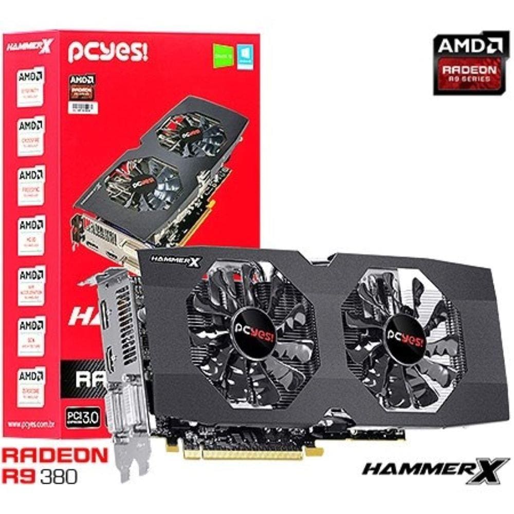 Placa de video radeon 380 pcyes | Extra