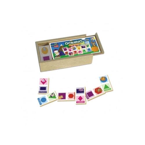 Dominó Figuras Geométricas - ABC Brinquedos | Extra