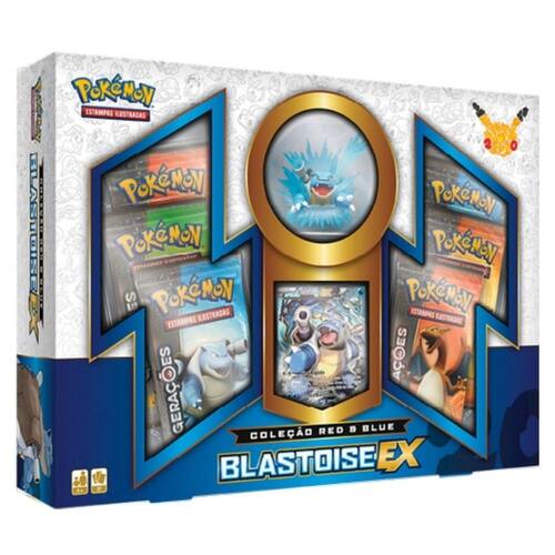 Box Blastoise Ex Coleção Red And | Extra